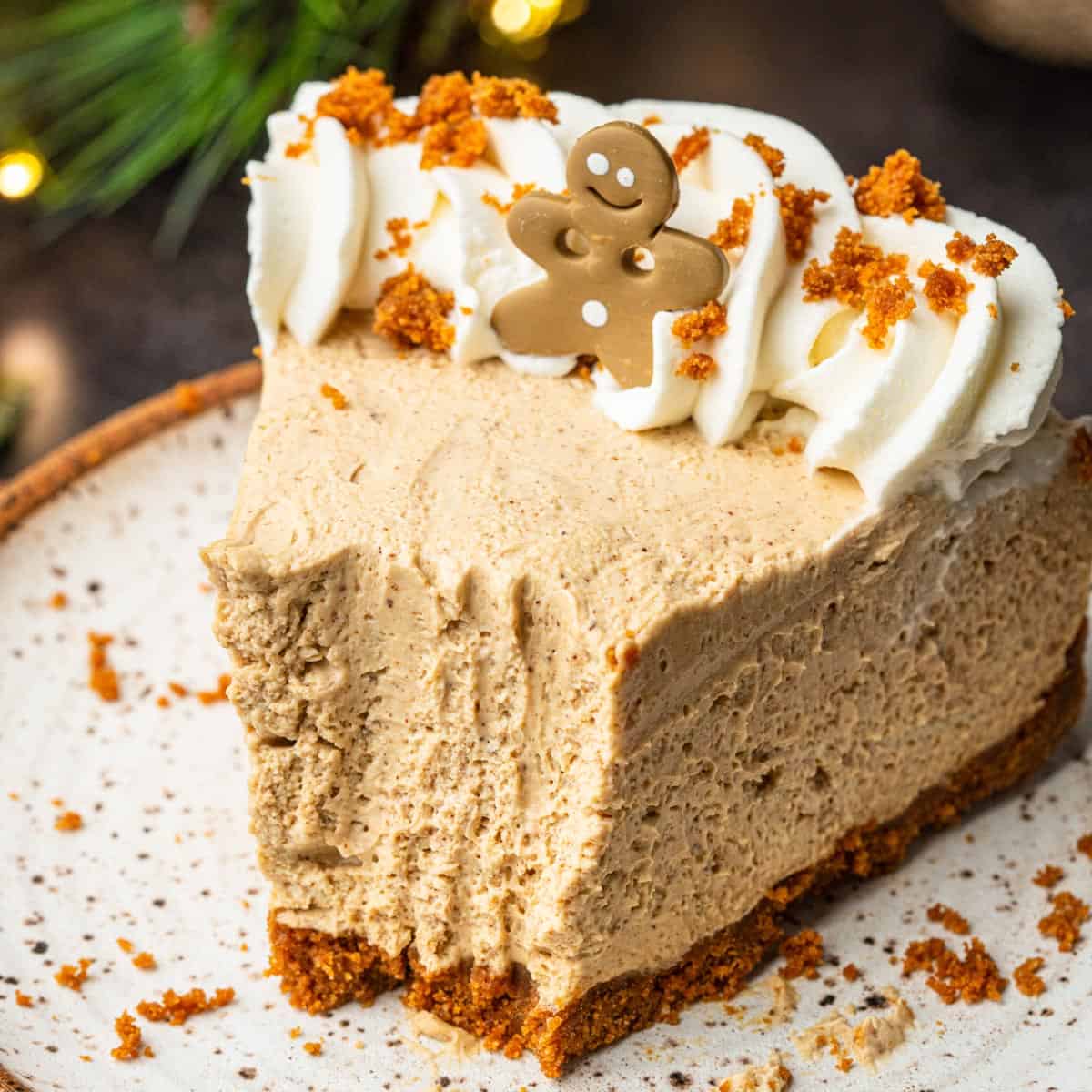 No Bake Gingerbread Cheesecake – Stir Taste Smile