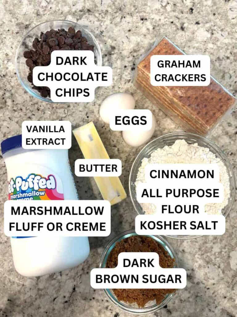 S'more Blondie Recipe - Stir Taste Smile