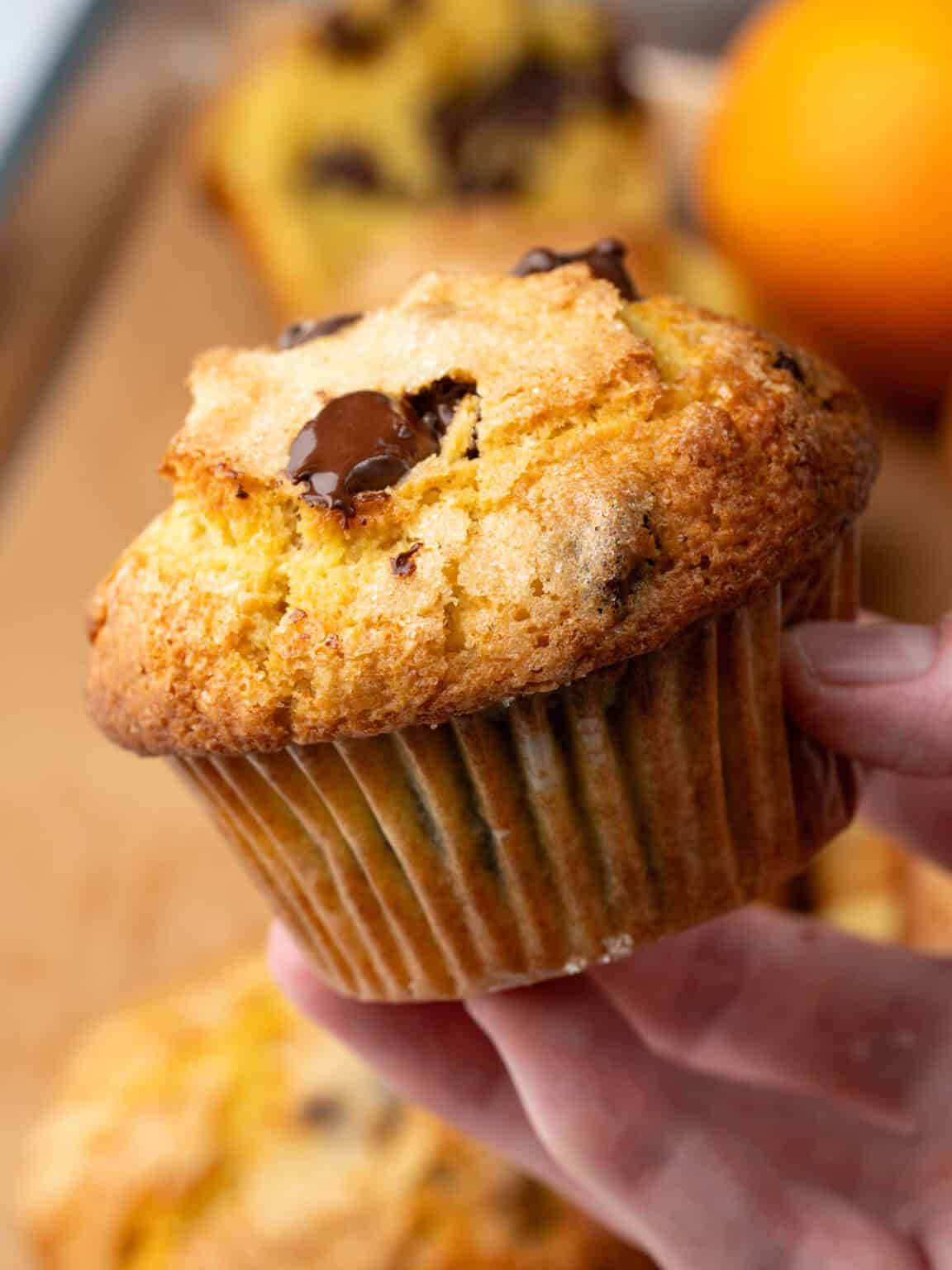 Orange Chocolate Chip Muffins – Stir Taste Smile