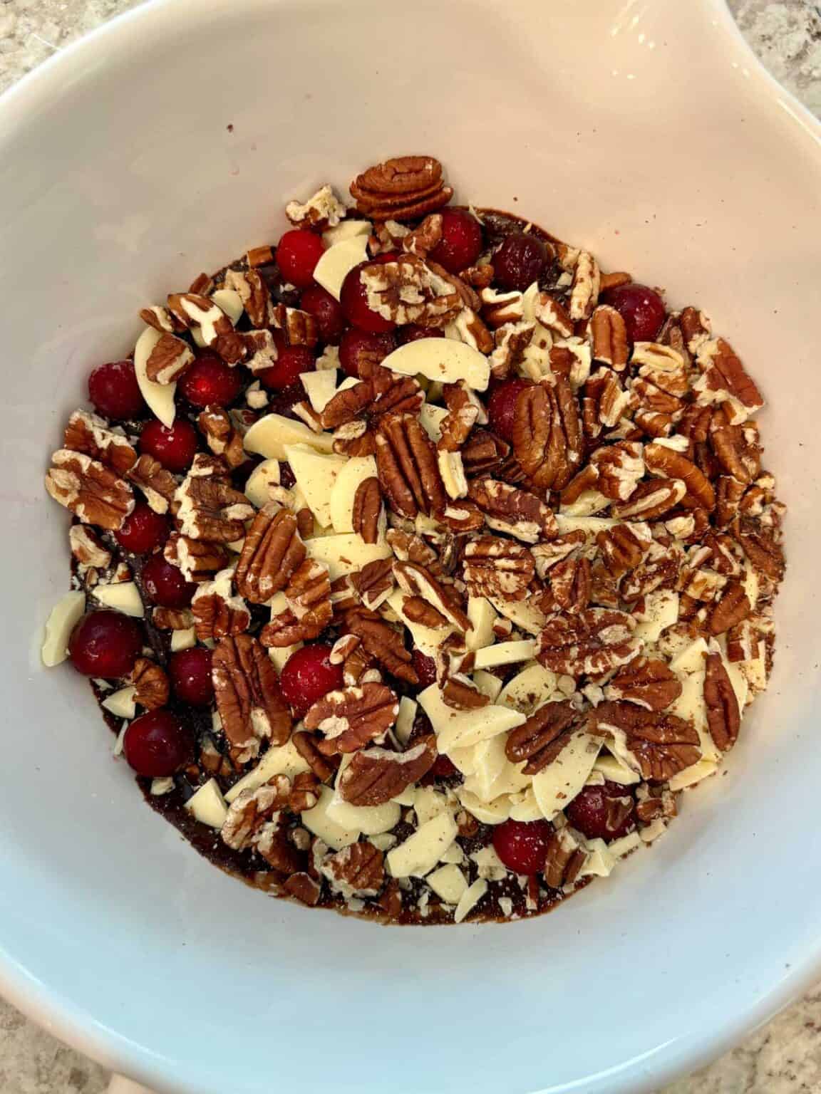 Cranberry Brownie Recipe- Stir Taste Smile