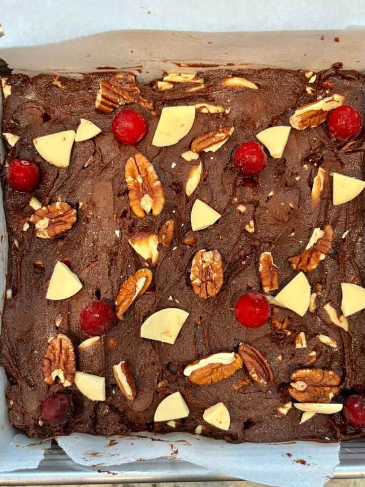 Cranberry Brownie Recipe- Stir Taste Smile