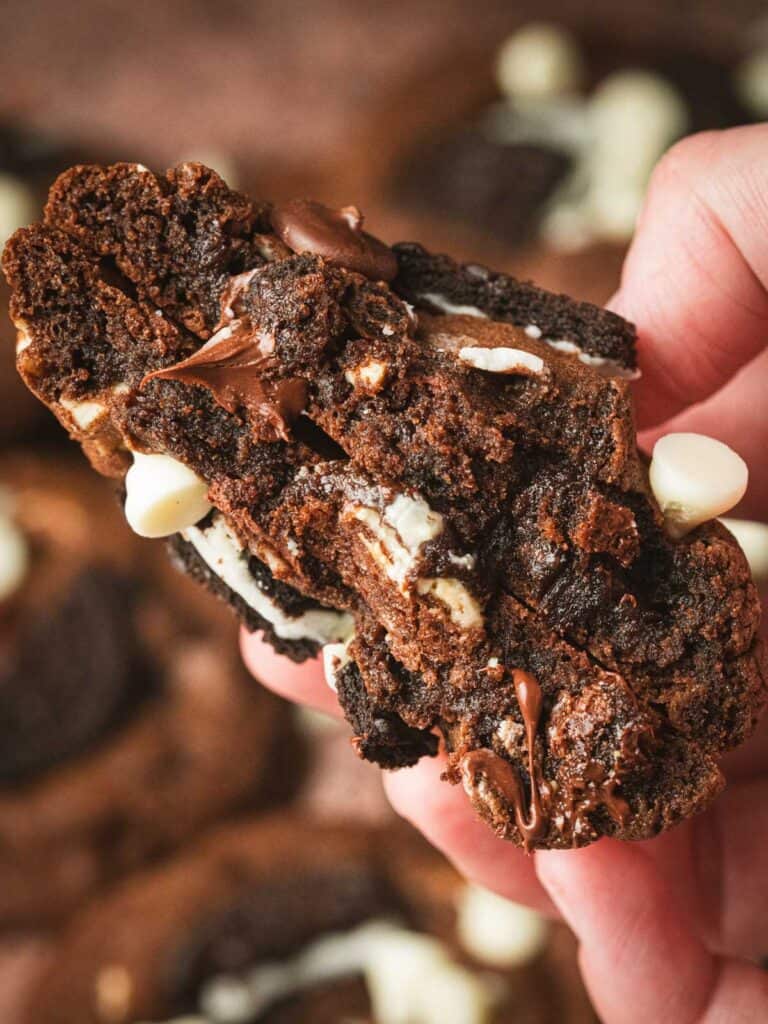 Chocolate Cookies and Cream Cookies – Stir Taste Smile
