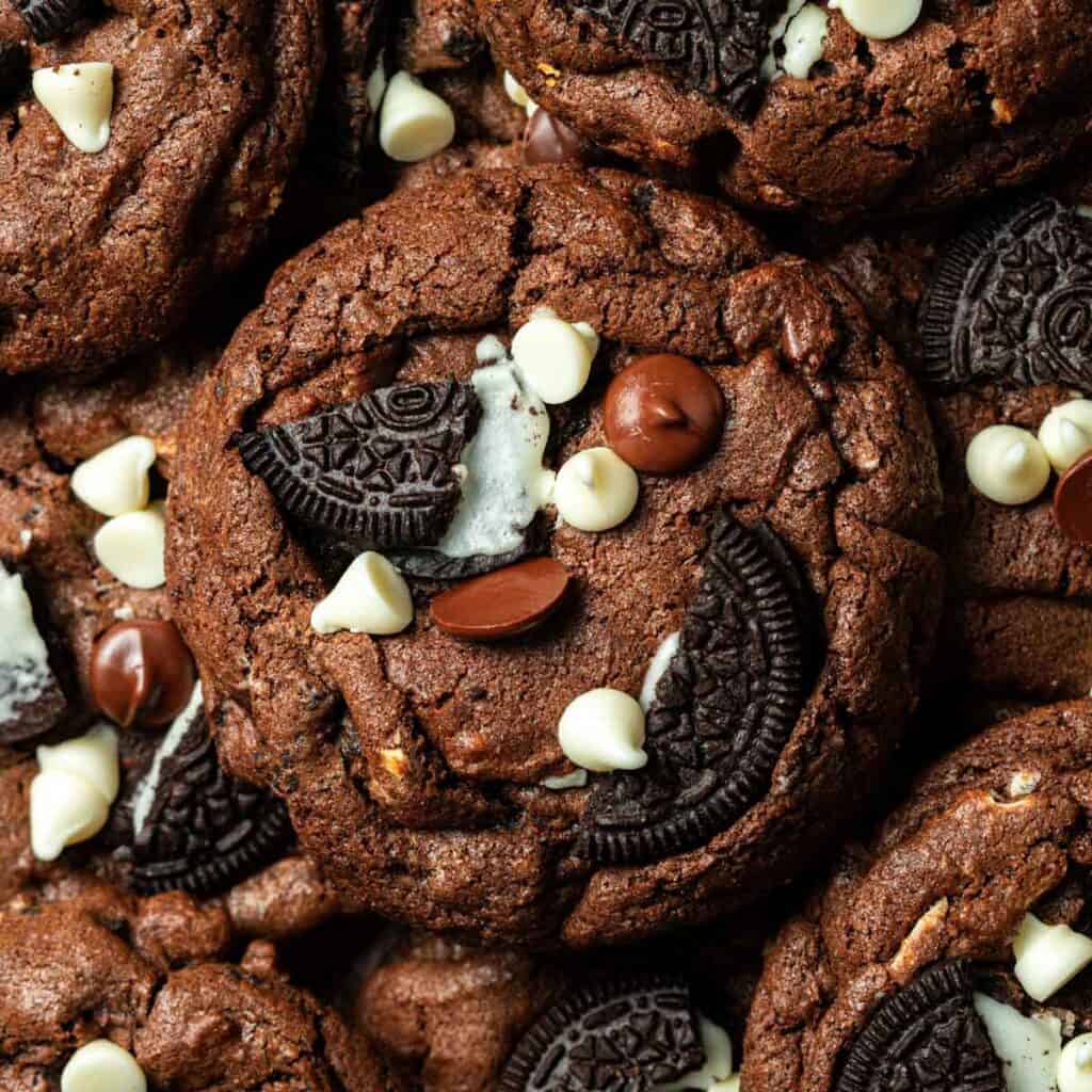 Chocolate Cookies and Cream Cookies – Stir Taste Smile