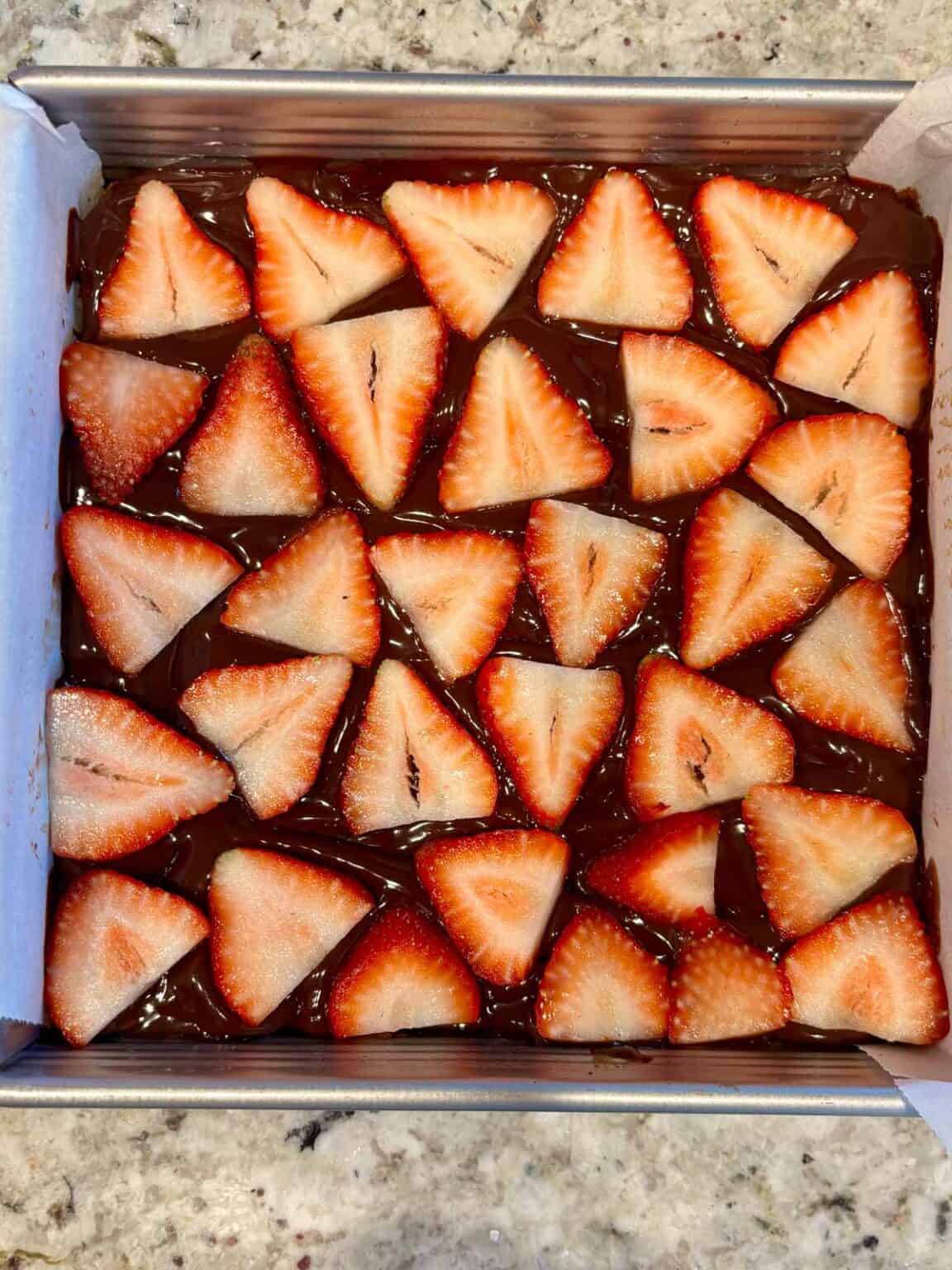 Strawberry Chocolate Brownies Recipe – Stir Taste Smile