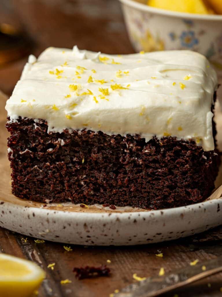 Chocolate Lemon Cake - Easy Recipe Stir Taste Smile