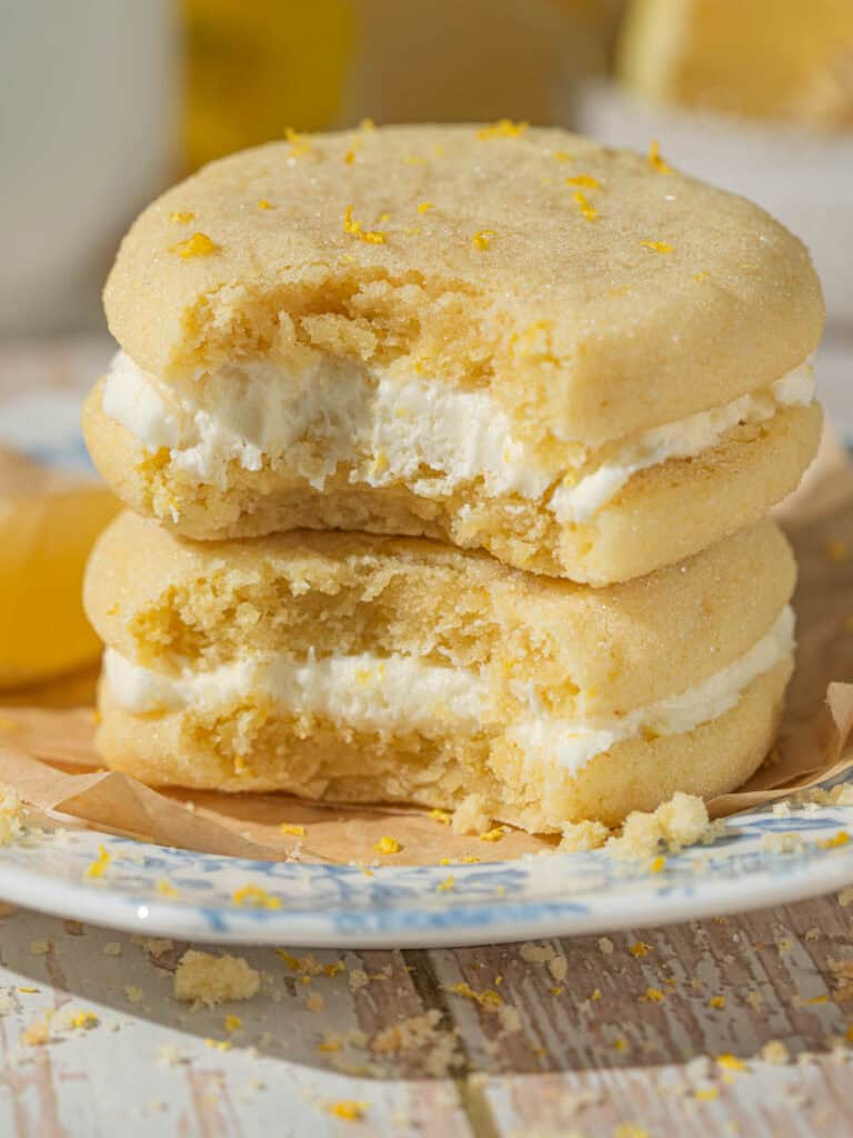 Lemon Cookie Sandwiches – Stir Taste Smile