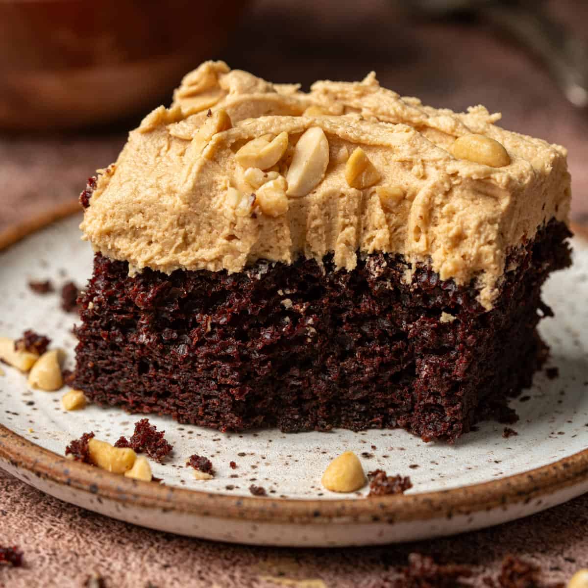 Kek Coklat Peanut Butter