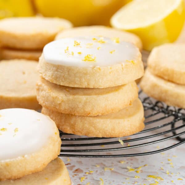 Lemon Shortbread Cookie Recipe - Stir Taste Smile