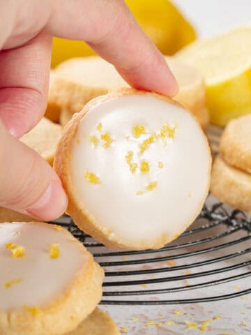 Lemon Shortbread Cookie Recipe - Stir Taste Smile