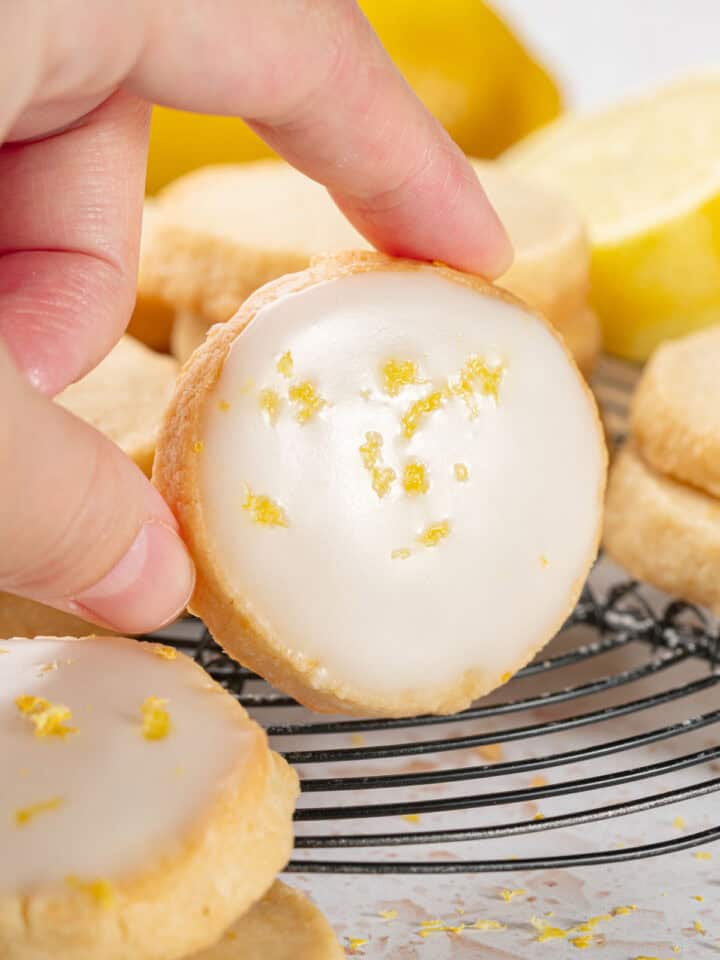 Lemon Shortbread Cookie Recipe - Stir Taste Smile