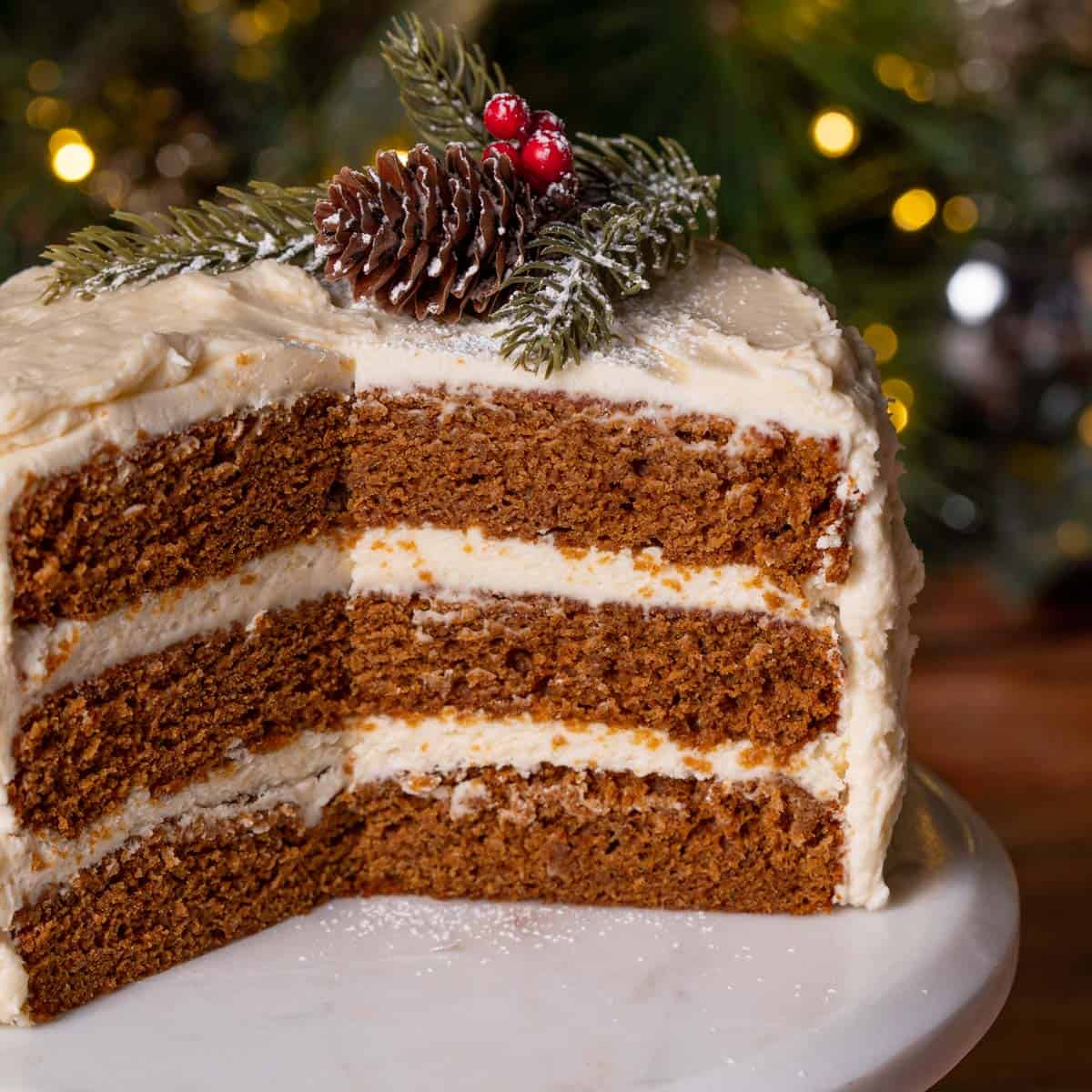 Best Gingerbread Cake Recipe-Stir Taste Smile