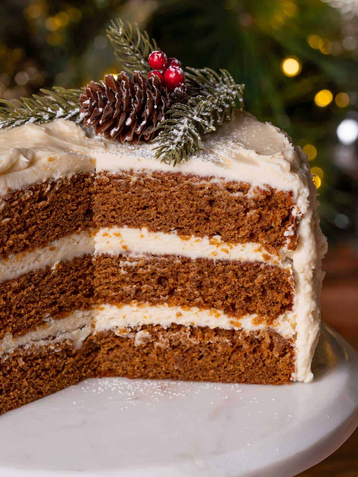 Best Gingerbread Cake Recipe-Stir Taste Smile