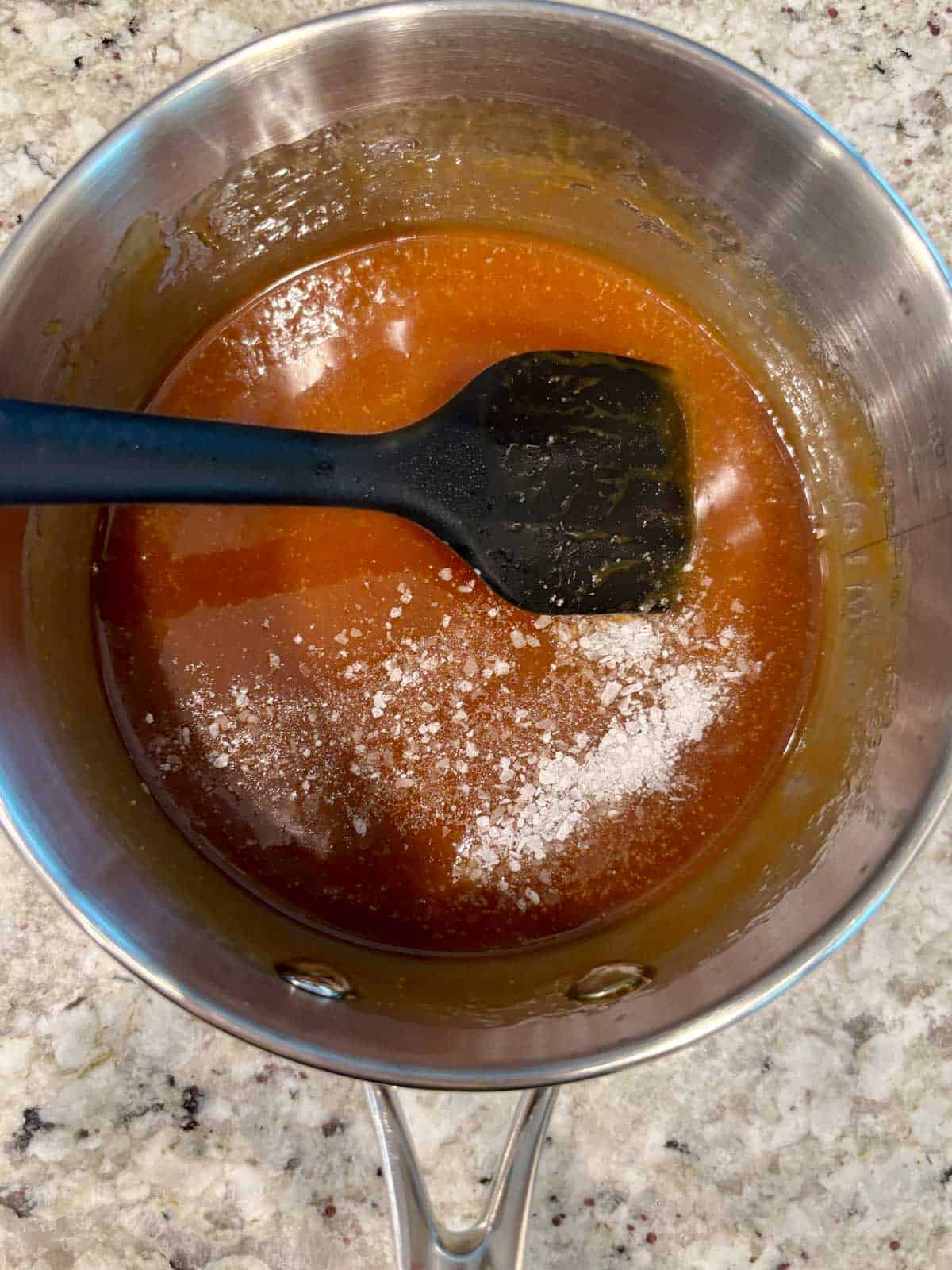 Salted Caramel Sauce Recipe - Stir Taste Smile